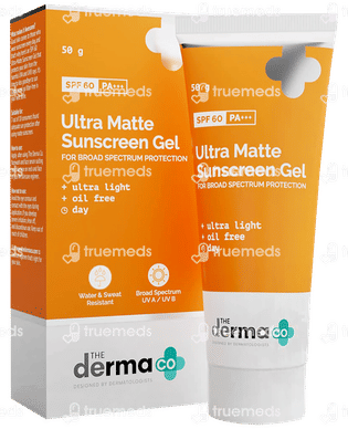 The Derma Co Ultra Matte Sunscreen Gel 50 Gm - Uses, Side Effects ...