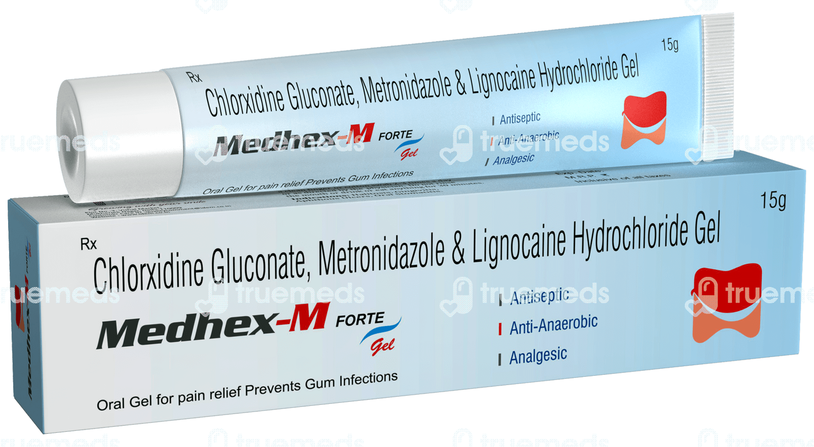 Medhex M Forte Gel 15 Gm - Uses, Side Effects, Dosage, Price | Truemeds