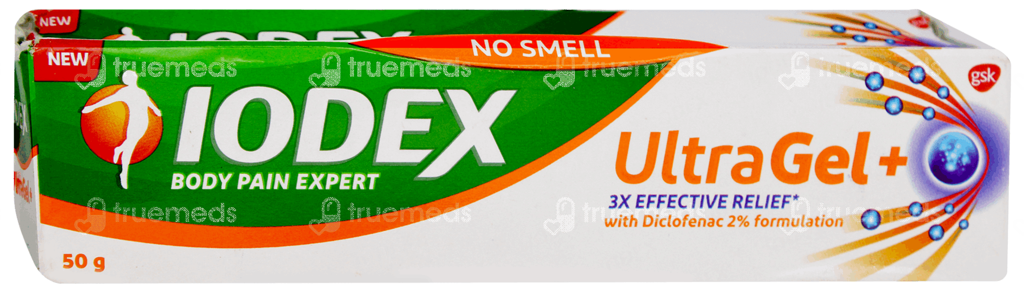 New Iodex Ultra Gel 50 Gm - Uses, Side Effects, Dosage, Price | Truemeds