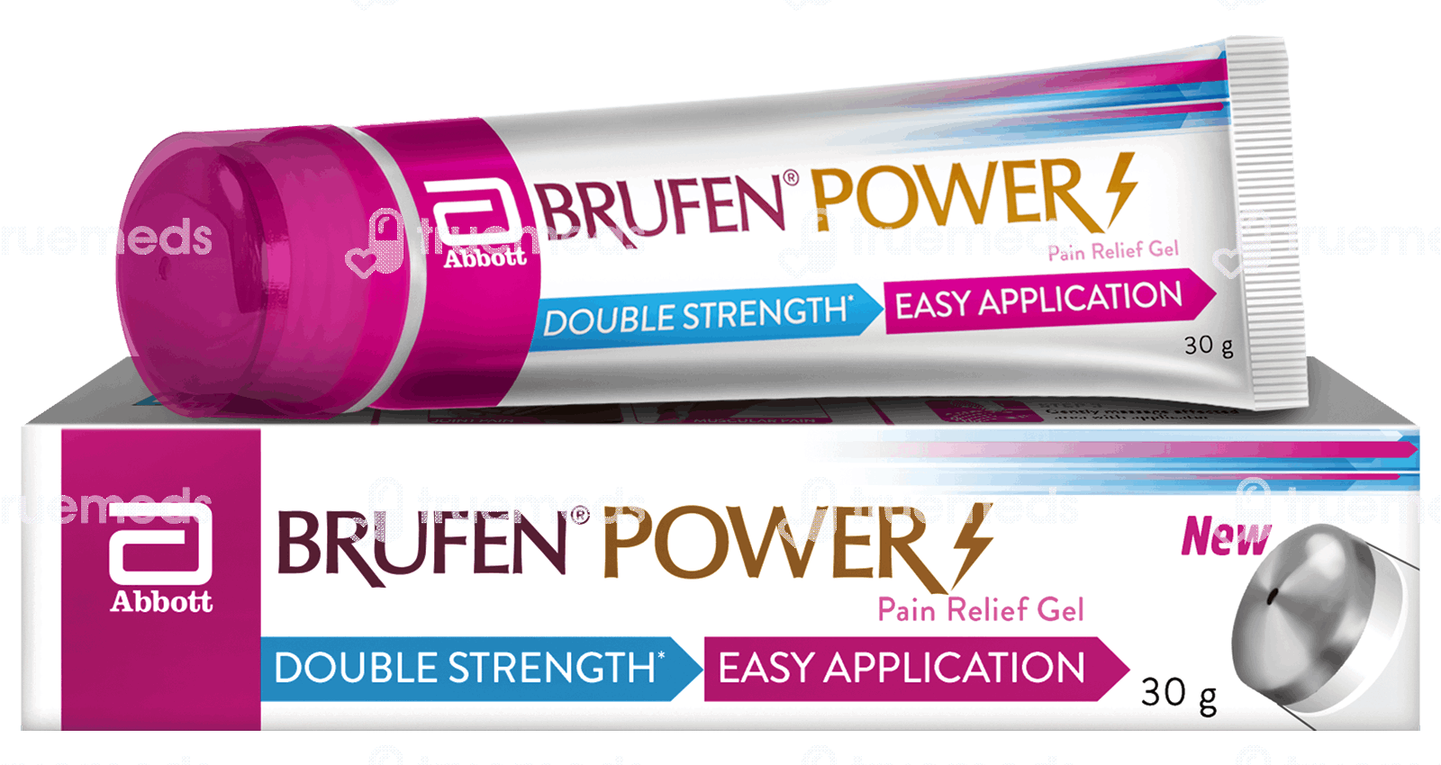 New Brufen Power Pain Relief Gel 30 Gm - Uses, Side Effects, Dosage ...
