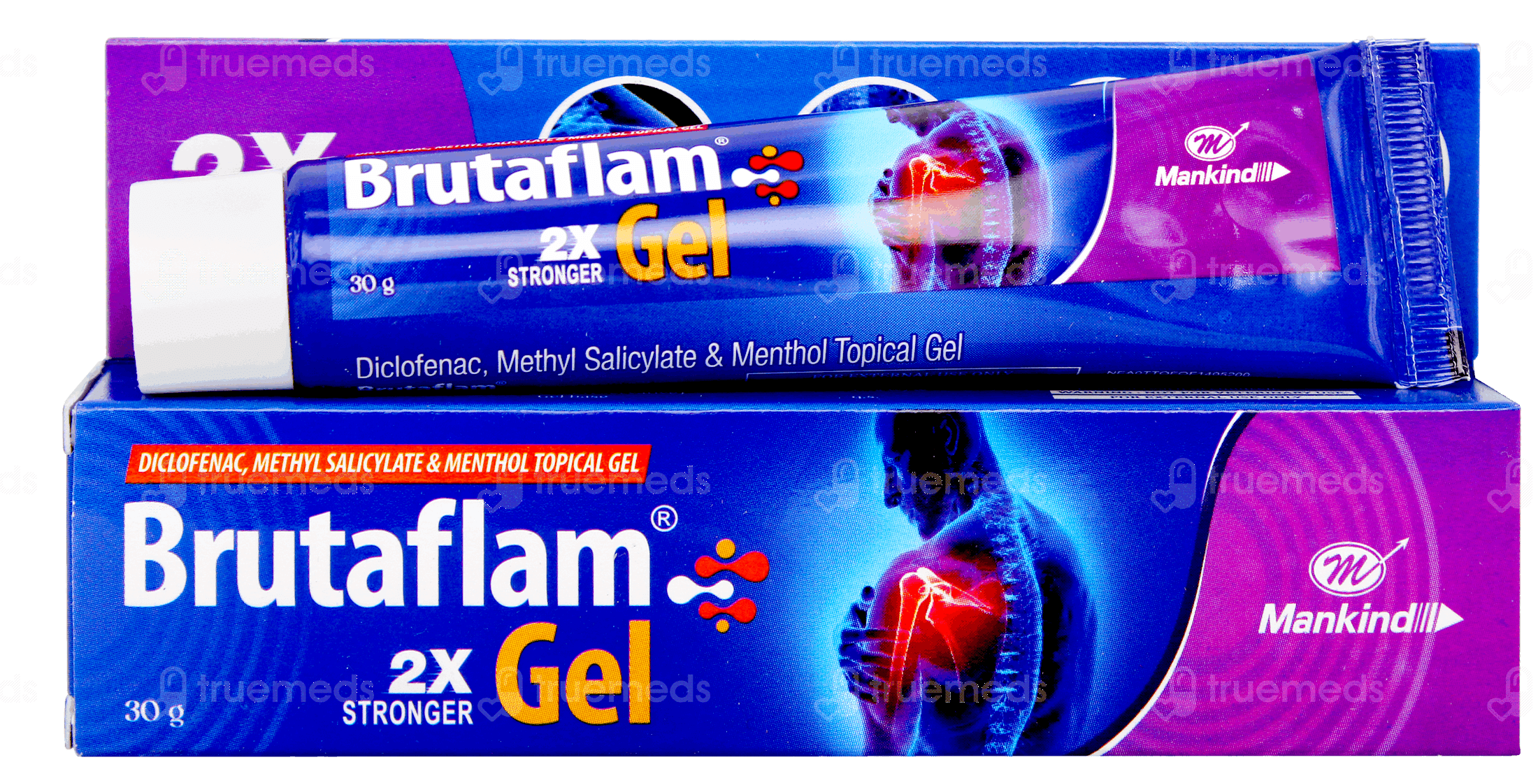 Brutaflam 2x Stronger Gel 30gm - Uses, Side Effects, Dosage, Price ...