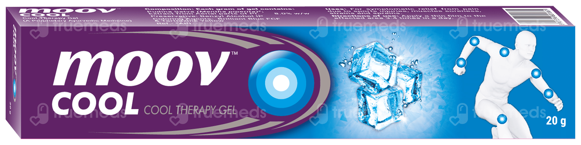 Moov Cool Gel 20gm - Uses, Side Effects, Dosage, Price | Truemeds