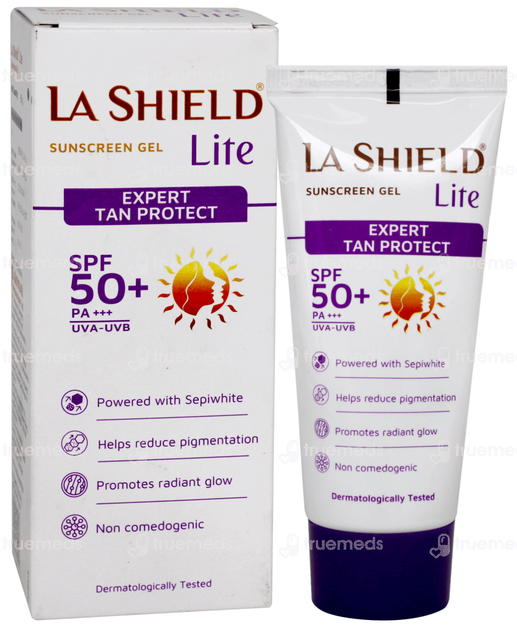 La Shield Lite Expert Tan Protect Spf 50 Pa Sunscreen Gel 50gm - Uses ...