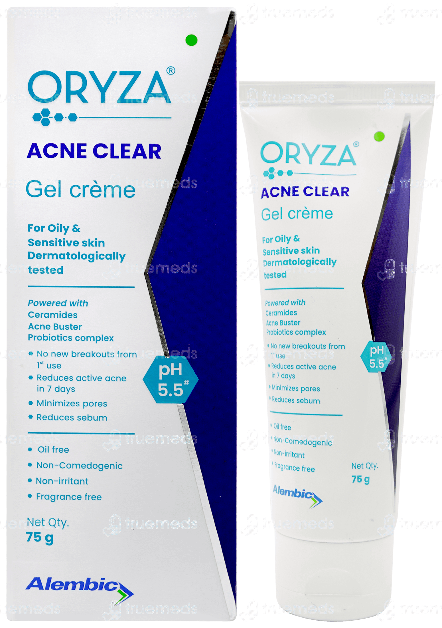 Oryza Acne Clear Gel 75gm - Uses, Side Effects, Dosage, Price | Truemeds