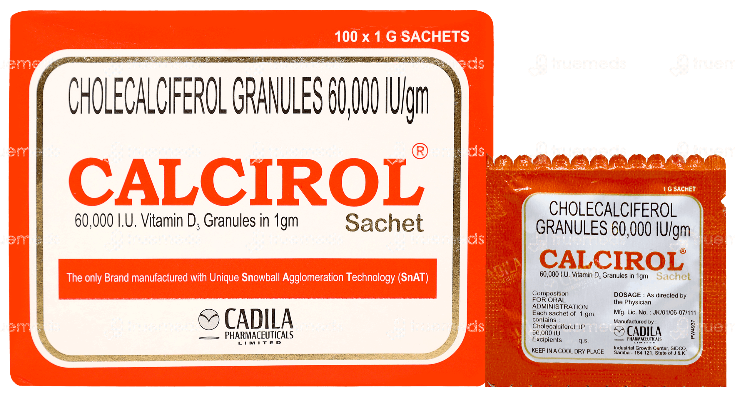 Calcirol Sachet 1gm: Uses, Side Effects, Price & Substitutes