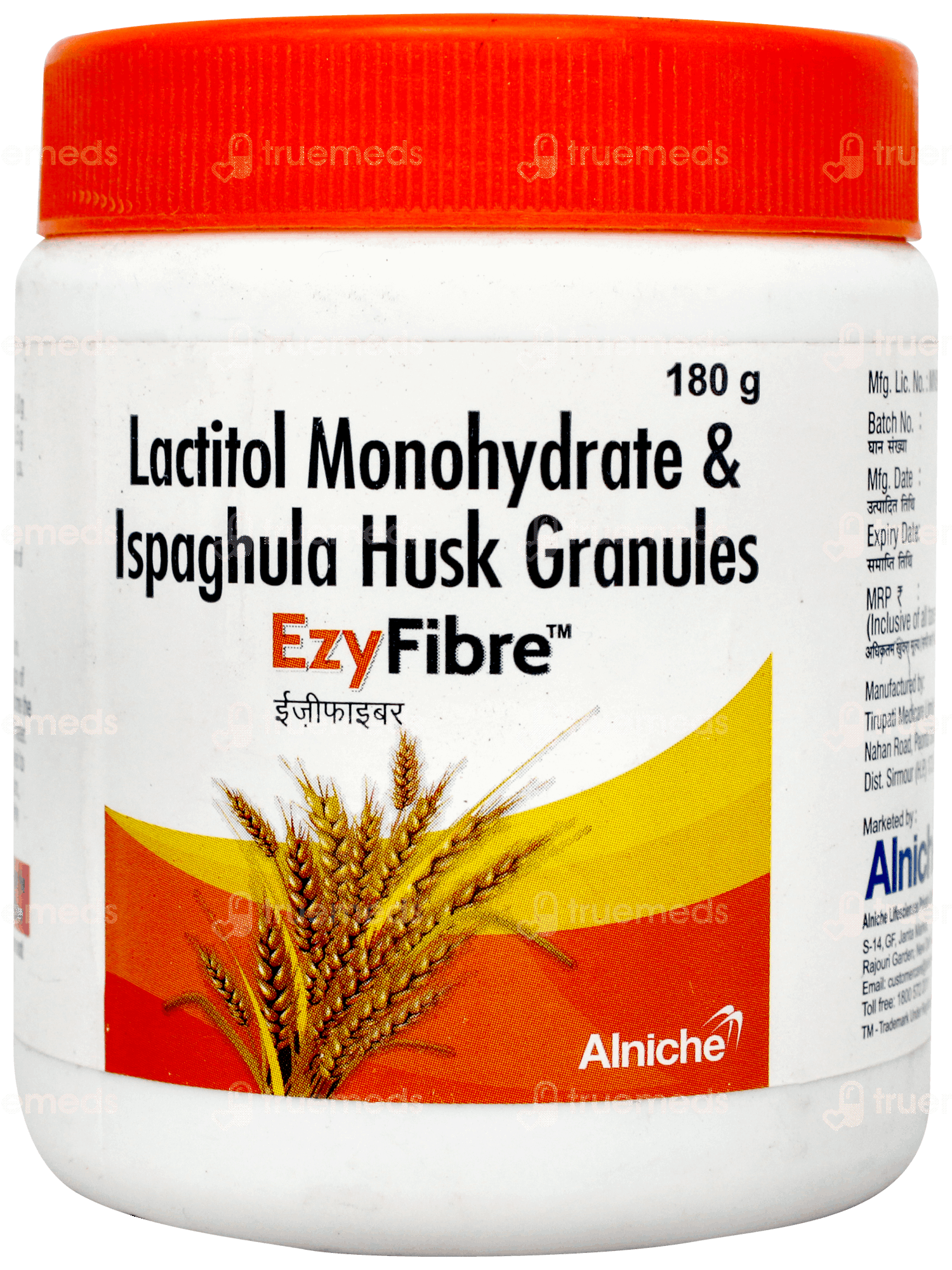 Ezyfibre Granule 180 Gm - Uses, Side Effects, Dosage, Price | Truemeds