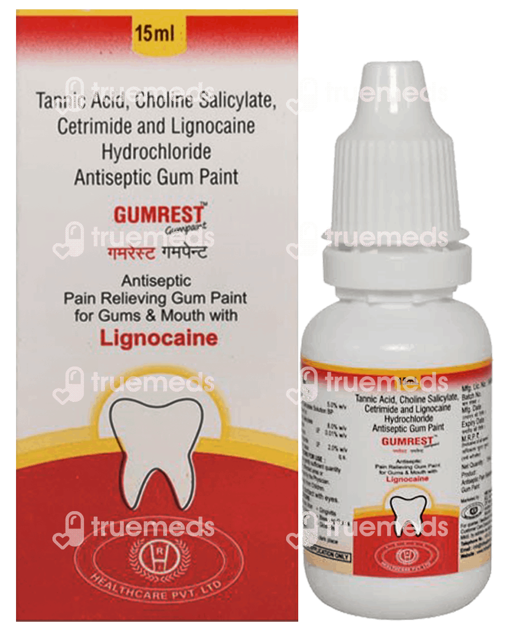 Gumrest Gum Paint 15 Ml - Uses, Side Effects, Dosage, Price | Truemeds