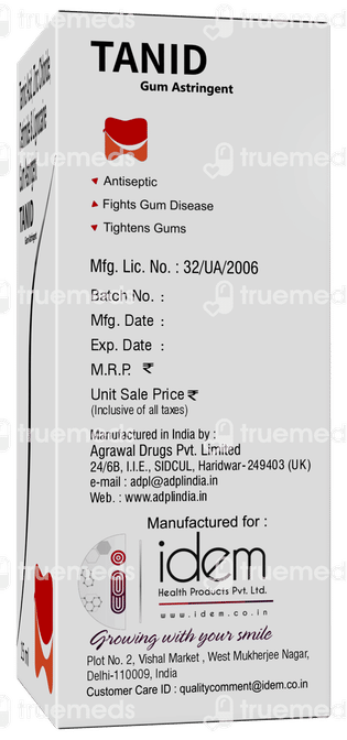 Tanid Gumpaint 10 Ml - Uses, Side Effects, Dosage, Price | Truemeds