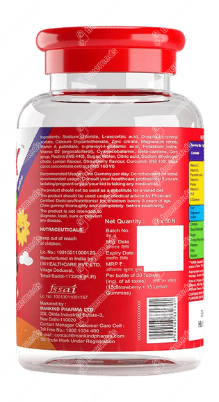 Health Ok Gummies 30 - Uses, Side Effects, Dosage, Price | Truemeds