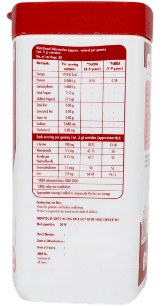 Betonin Kids Mixed Fruit Flavour Gummies 30 - Uses, Side Effects ...