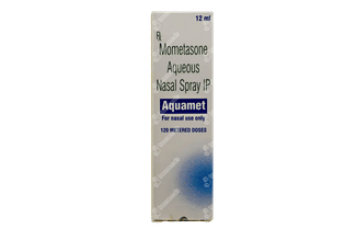 Aquamet 120 Md Nasal Spray 12 Ml - Uses, Side Effects, Dosage, Price ...