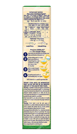 Nestle Cerelac Baby Stage 4 Multigrain Dalveg 300 Gm - Uses, Side ...