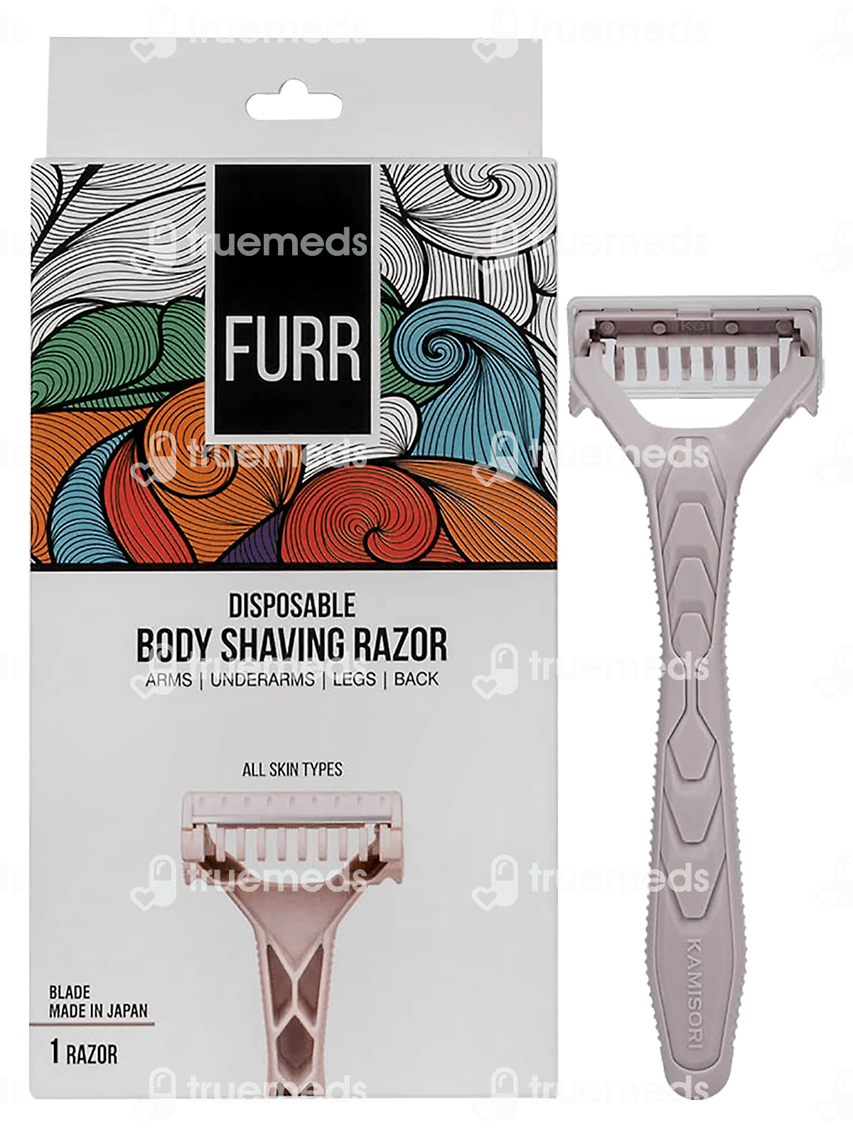 Furr By Pee Safe Disposable Body Shaving Razor Pack Of 1 - Uses, Side ...