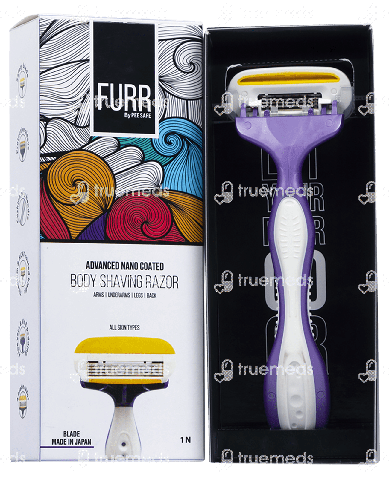 Furr By Pee Safe Body Shaving Razor Pack Of 1 - Uses, Side Effects ...