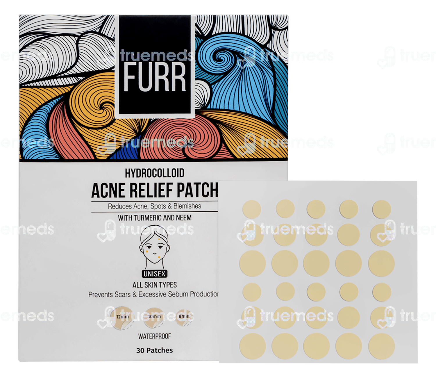 Furr By Pee Safe Acne Relief Patches Pack Of 30 - Uses, Side Effects ...