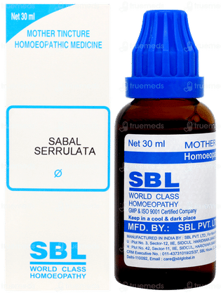 Sbl Sabal Serrulata Mother Tincture 30 Ml - Uses, Side Effects, Dosage ...