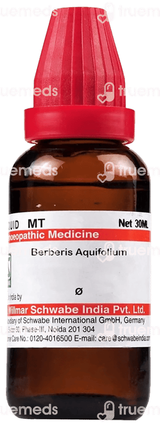 Dr Willmar Schwabe India Berberis Aquifolium Mother Tincture 30 Ml ...