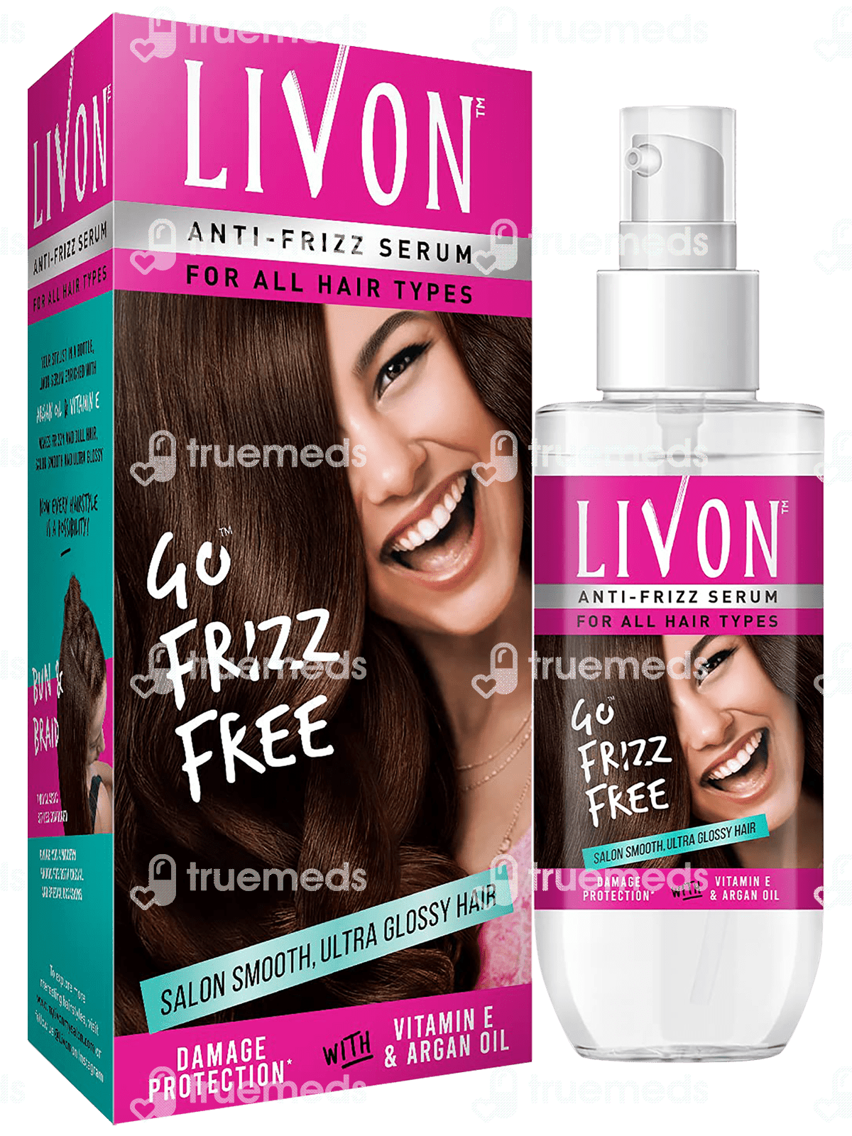 Livon Anti Frizz For All Hair Types Serum 50 Ml - Uses, Side Effects ...