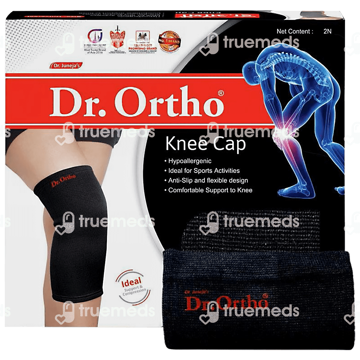 Dr Ortho Xl Black Knee Cap 2 - Uses, Side Effects, Dosage, Price | Truemeds