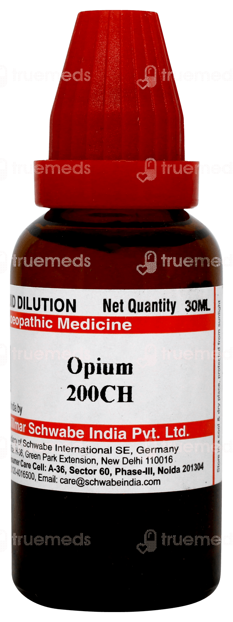 Dr Willmar Schwabe India Opium 200 Ch Dilution 30 Ml - Uses, Side ...