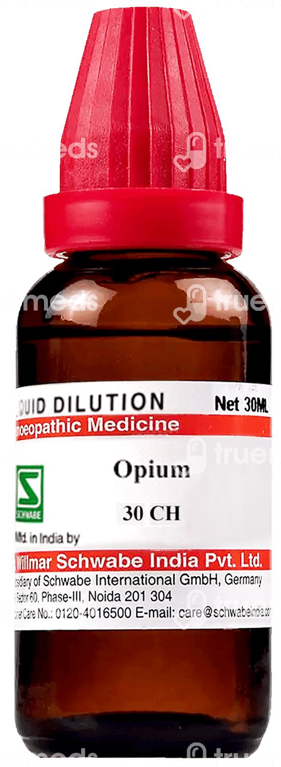 Dr Willmar Schwabe India Opium 30 Ch Dilution 30 Ml - Uses, Side ...