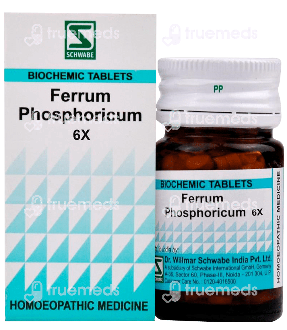 Dr Willmar Schwabe India Ferrum Phosphoricum 6x Biochemic Tablet 20 Gm ...