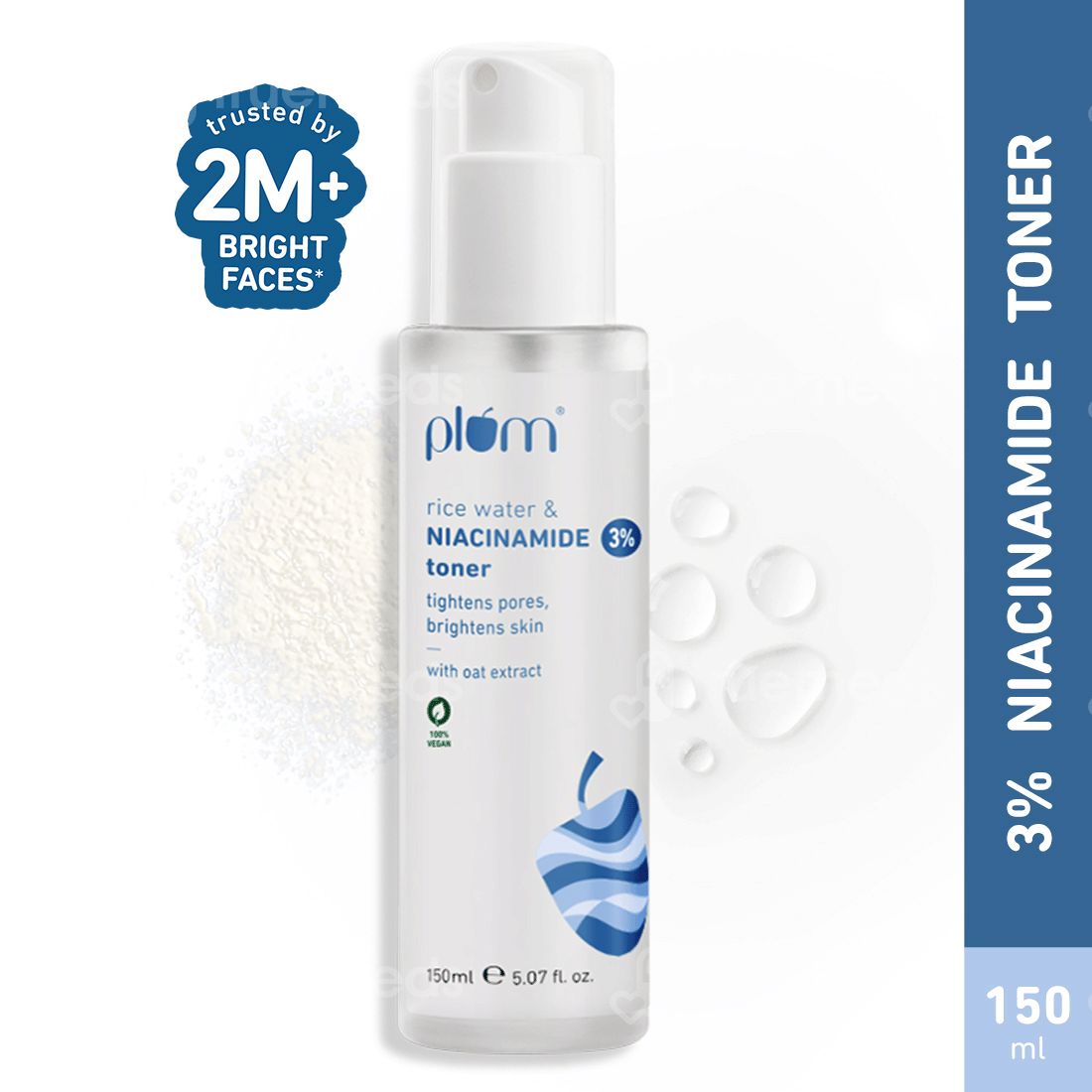 Plum Rice Water And Niacinamide 3 Toner 150 Ml - Uses, Side Effects ...