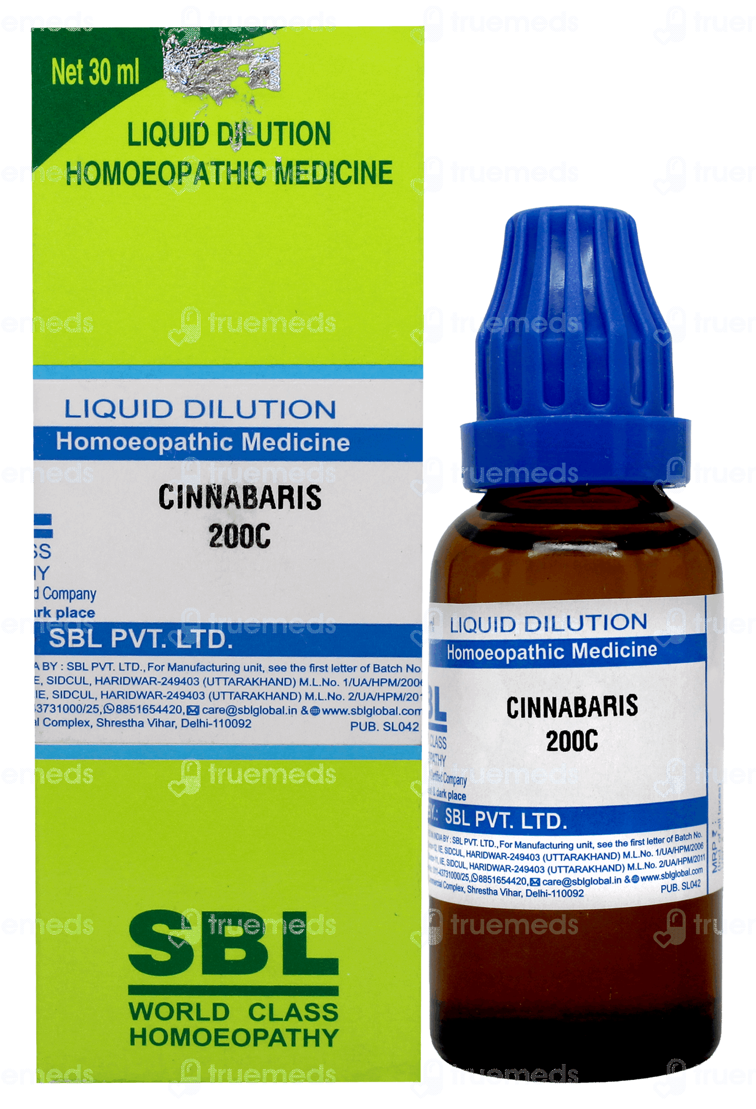 Sbl Cinnabaris 200 C Dilution 30 Ml - Uses, Side Effects, Dosage, Price ...