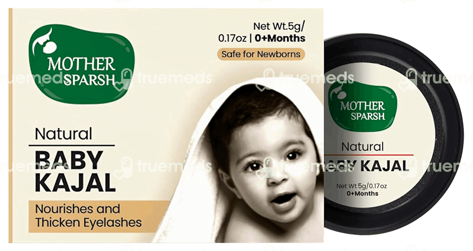 Mother Sparsh Natural Baby Kajal 5gm - Uses, Side Effects, Dosage, Price | Truemeds