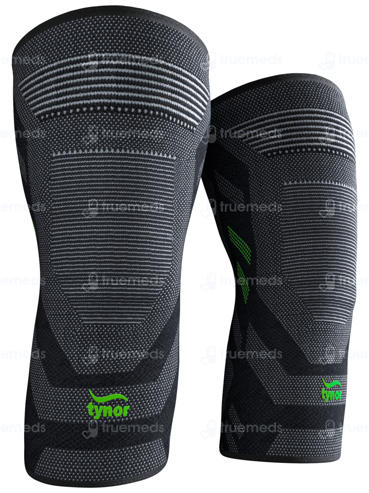 Tynor Knee Cap Air Pro Black And Green Large Pack Of 2 - Uses, Side Effects, Dosage, Price ...