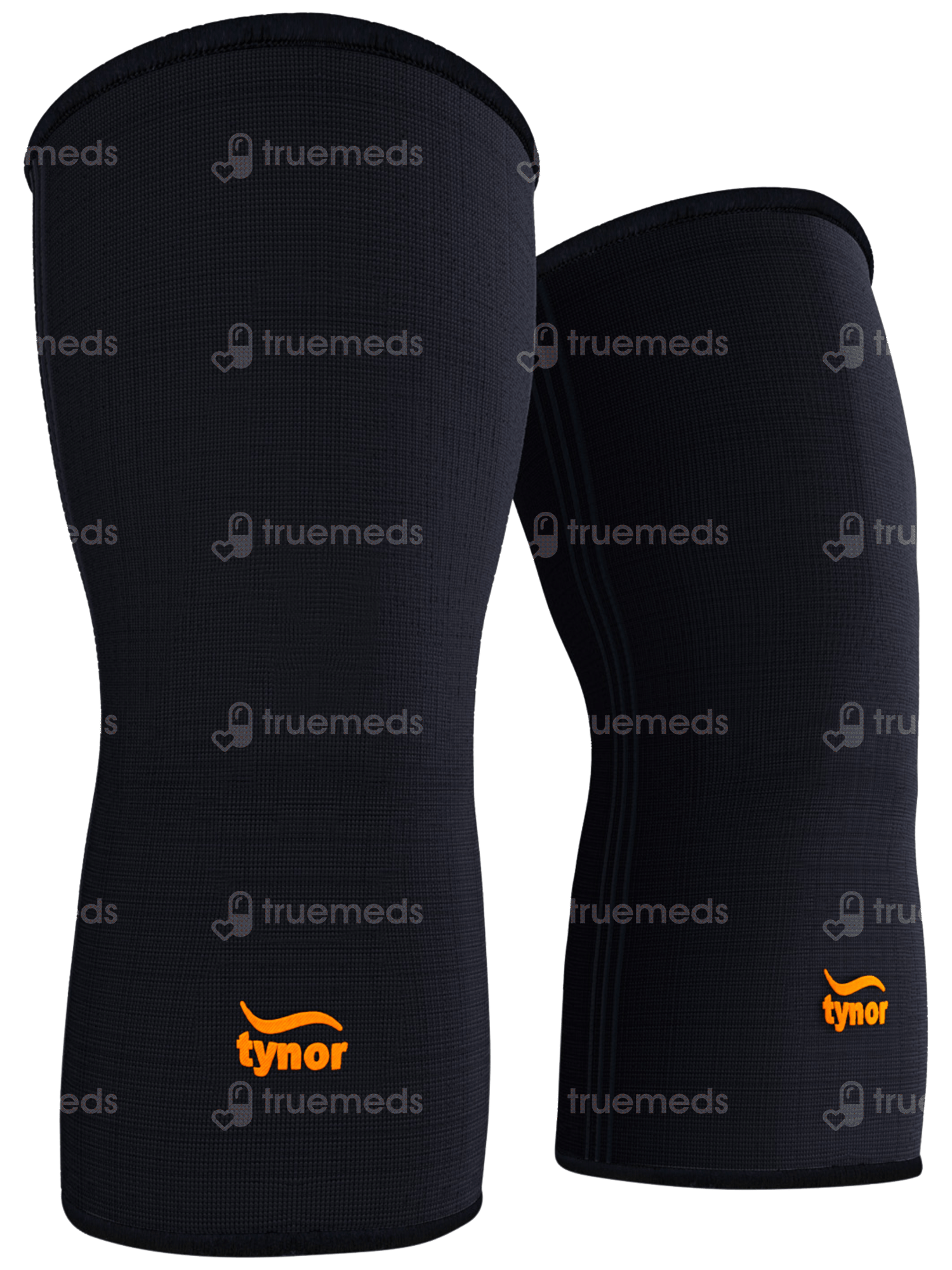 Tynor Knee Cap Air Black And Orange Medium Pack Of 2 - Uses, Side ...