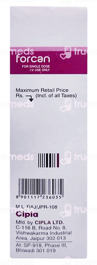 Forcan 200 MG Infusion 100 ML | Order Forcan 200 MG Infusion 100 ML ...