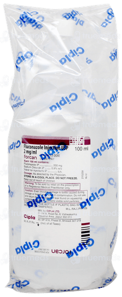 Forcan 200 Mg Infusion 100 Ml - Uses, Side Effects, Dosage, Price ...