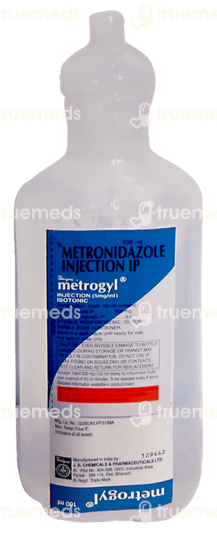 Metrogyl Iv 500 MG Infusion 100 ML | Order Metrogyl Iv 500 MG Infusion ...