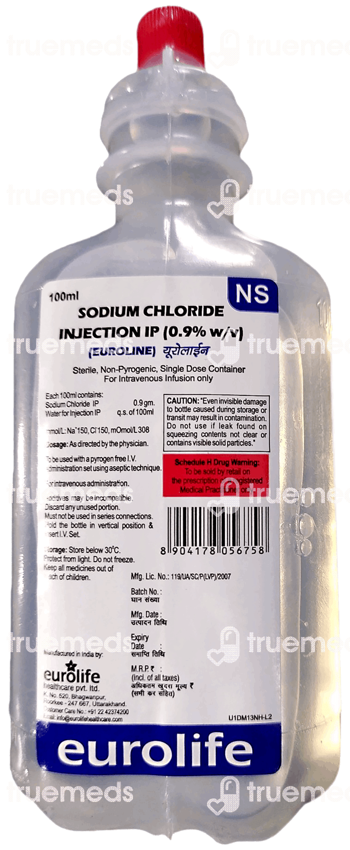 Ns 100 Ml - Uses, Side Effects, Dosage, Price | Truemeds
