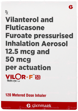 Vilor F 50 Inhaler 120 Mdi - Uses, Side Effects, Dosage, Price | Truemeds