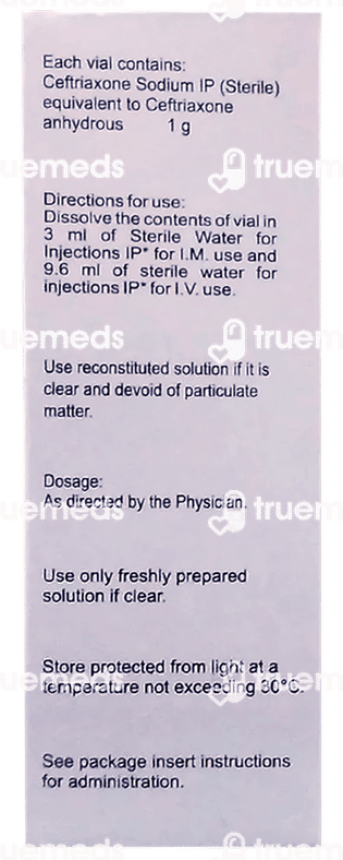 Accuzon 1Gm Injection: Uses, Side Effects, Price & Substitutes