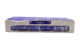 Apidra Solostar 100 IU Injection 3 ML | Order Apidra Solostar 100 IU ...