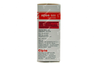 Azee 500 MG Injection: Uses, Side Effects, Price & Substitutes