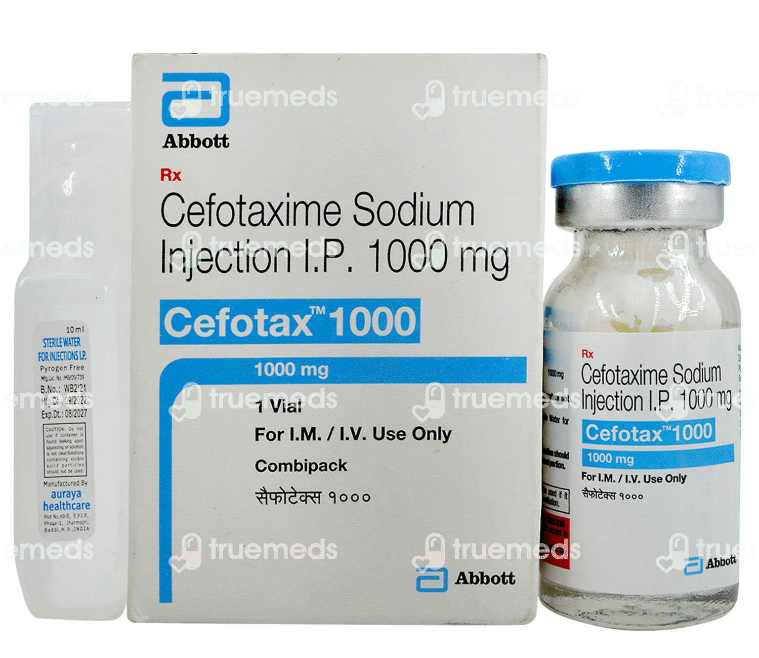 Spinocef 1000 Mg Injection 1 - Uses, Side Effects, Dosage, Price | Truemeds