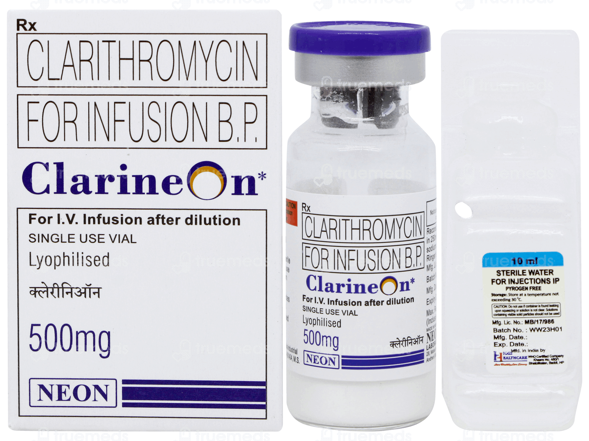 Clarineon 500 MG Injection 10 ML | Order Clarineon 500 MG Injection 10 ...