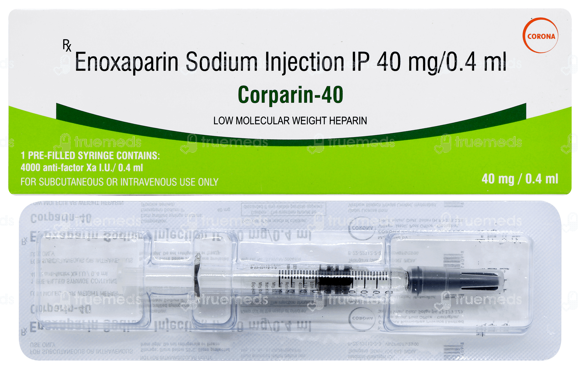 Corparin 40 MG Injection 0.4 ML | Order Corparin 40 MG Injection 0.4 ML ...