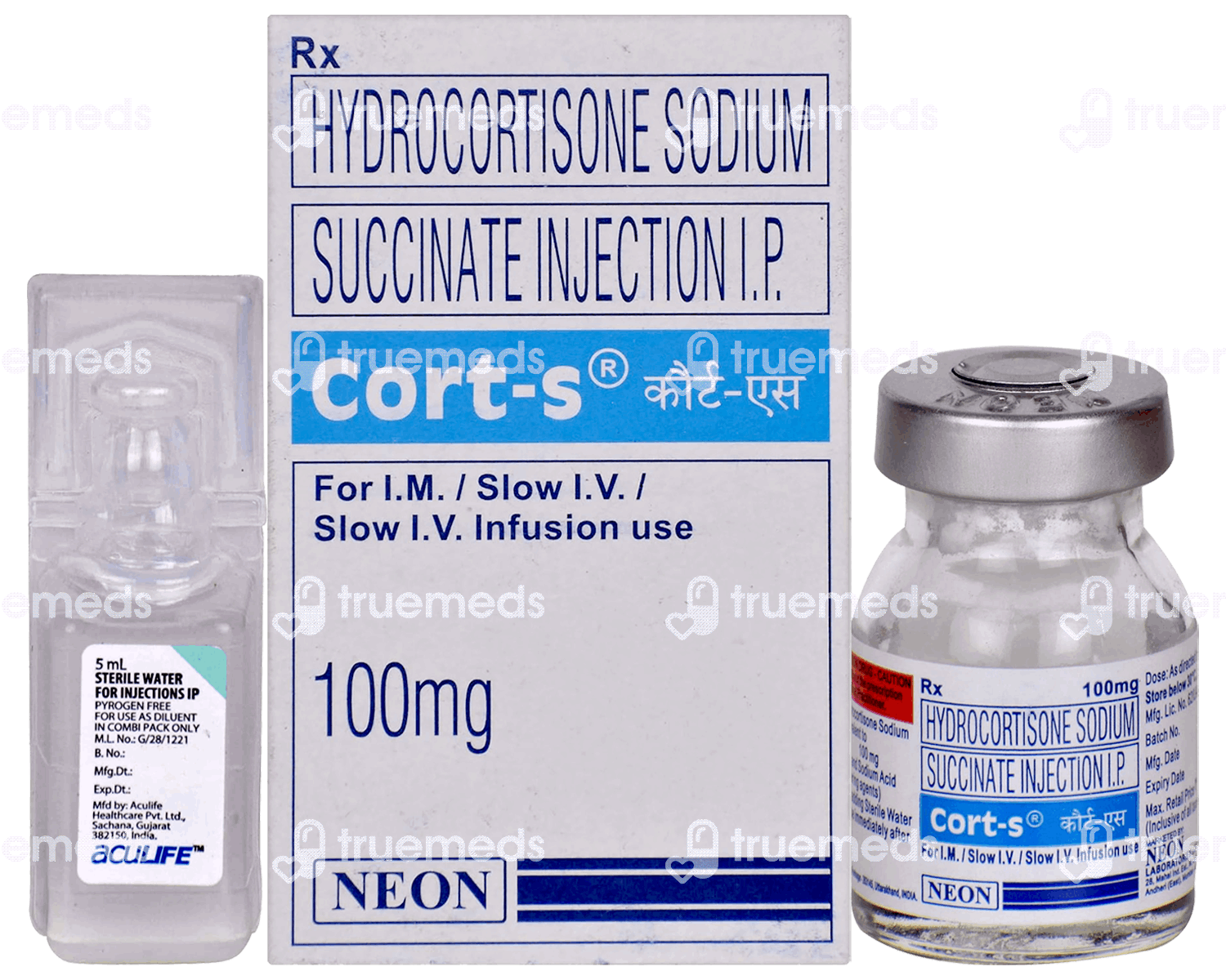 Cort S 100 Mg Injection 1 - Uses, Side Effects, Dosage, Price | Truemeds