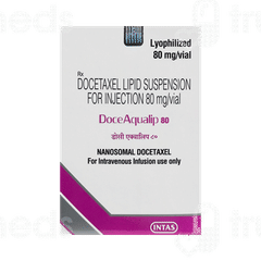 Doceaqualip 80 Mg Injection 1 - Uses, Side Effects, Dosage, Price ...