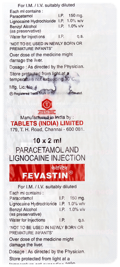 Fevastin 150 MG Injection 2 ML | Order Fevastin 150 MG Injection 2 ML ...