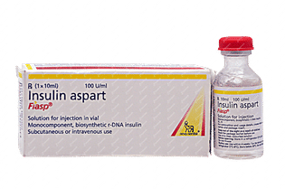 Fiasp 100 Iu Injection 10 Ml - Uses, Side Effects, Dosage, Price | Truemeds