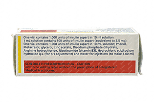 Fiasp 100 Iu Injection 10 Ml - Uses, Side Effects, Dosage, Price | Truemeds