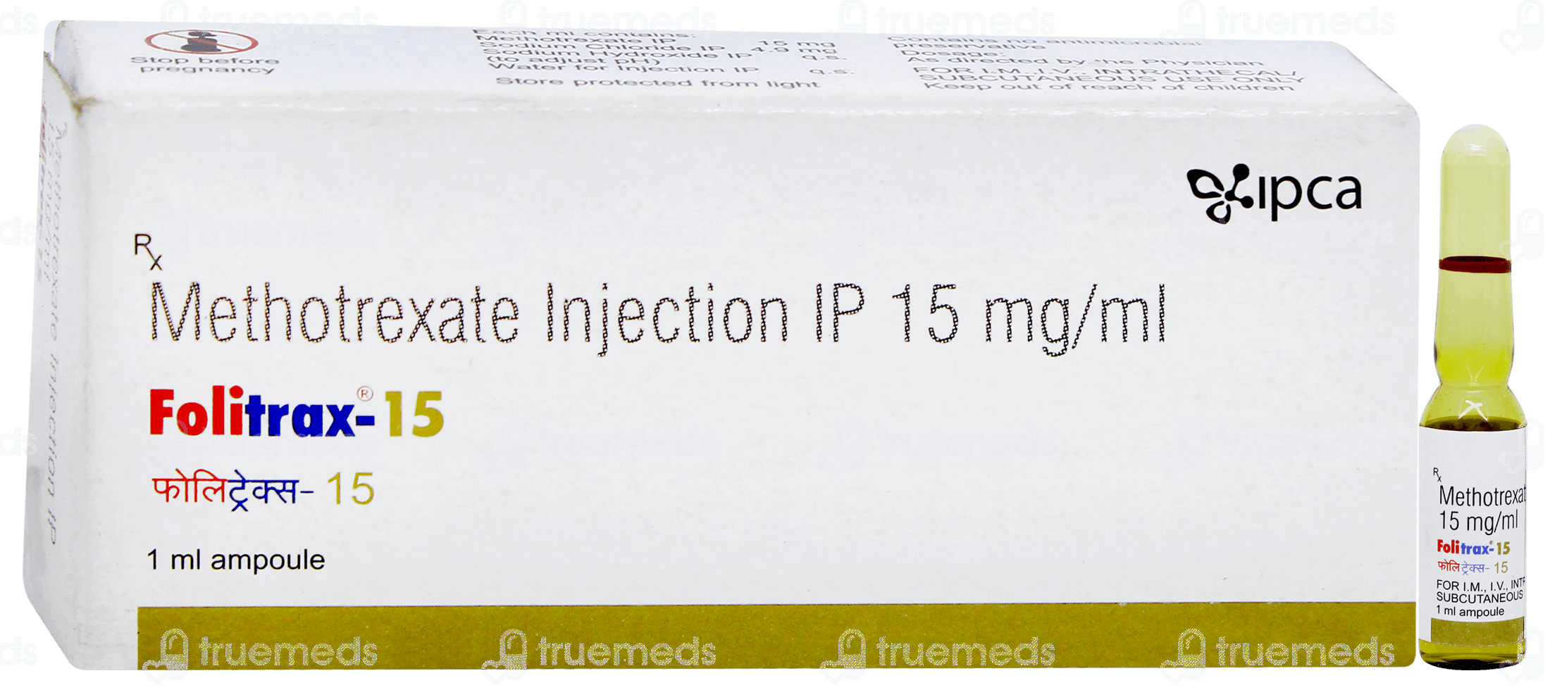Folitrax 15 MG Injection 1 ML | Order Folitrax 15 MG Injection 1 ML Online at Truemeds