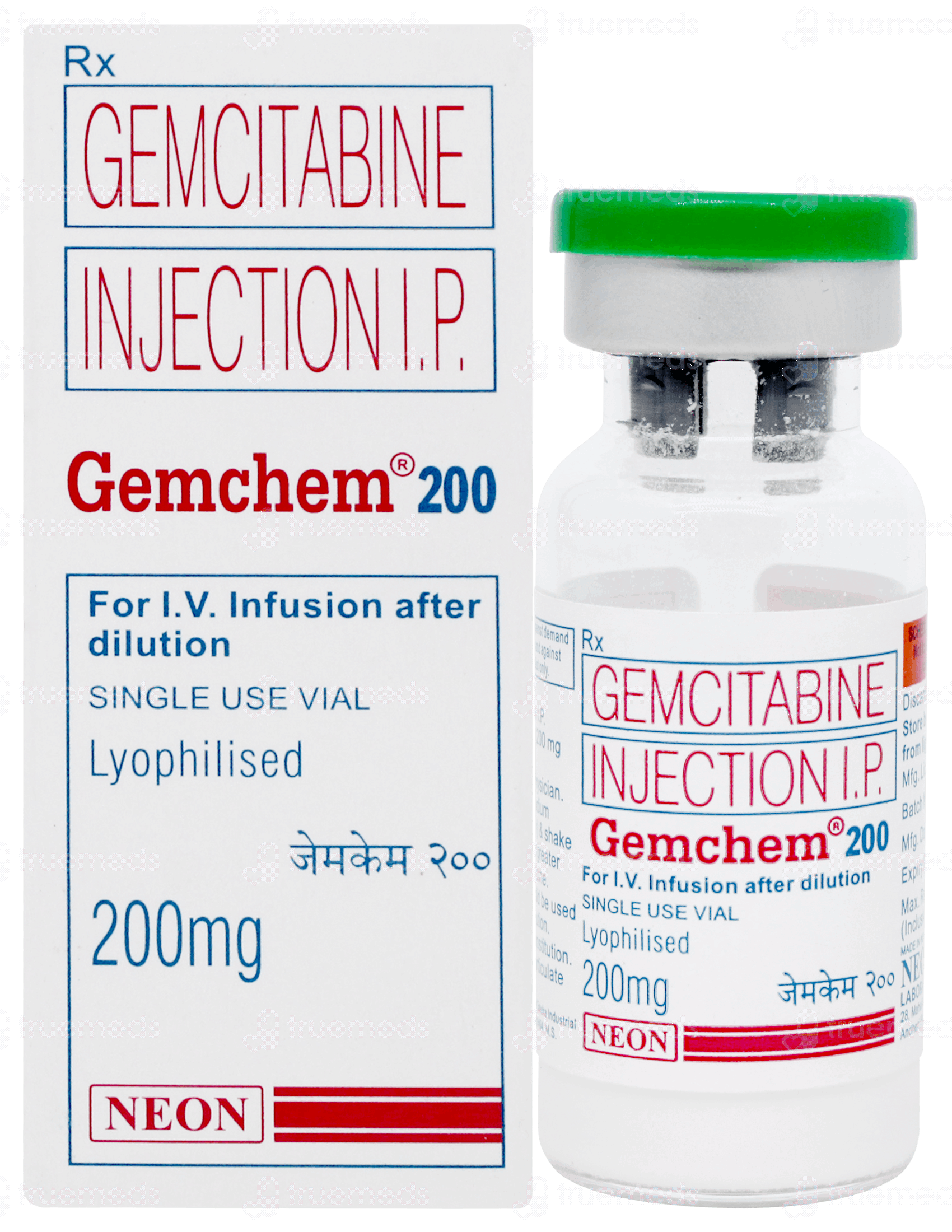 Gemchem 200 Mg Injection 1 - Uses, Side Effects, Dosage, Price | Truemeds