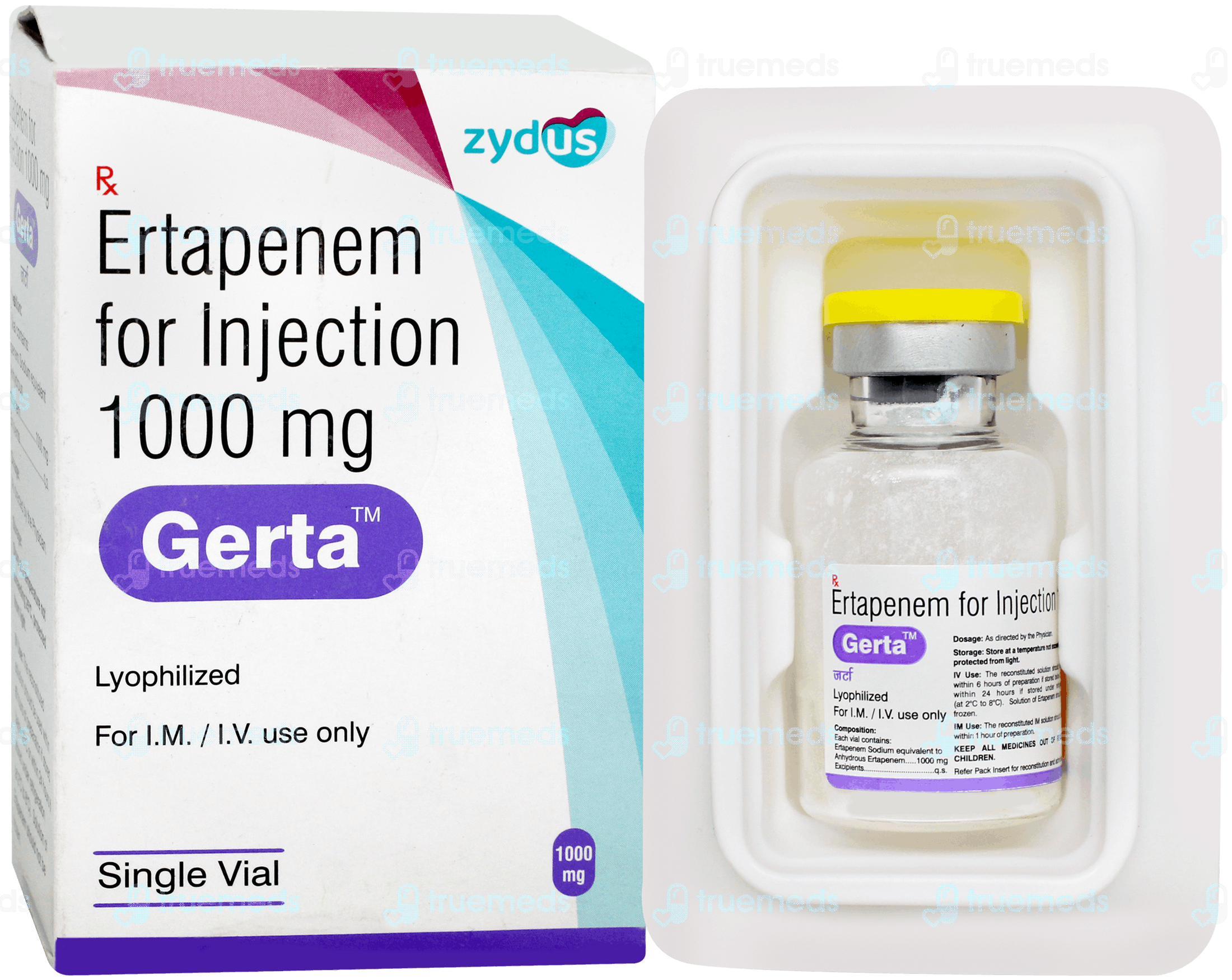 Gerta 1 Gm Injection 1 Ml - Uses, Side Effects, Dosage, Price | Truemeds